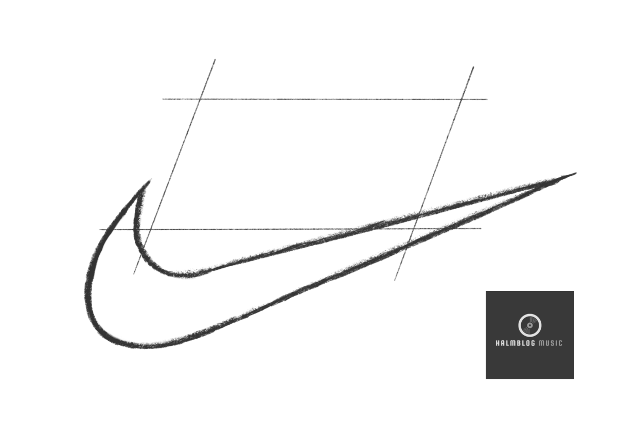 How To Draw A NIKE LOGO: 7 Easy Steps