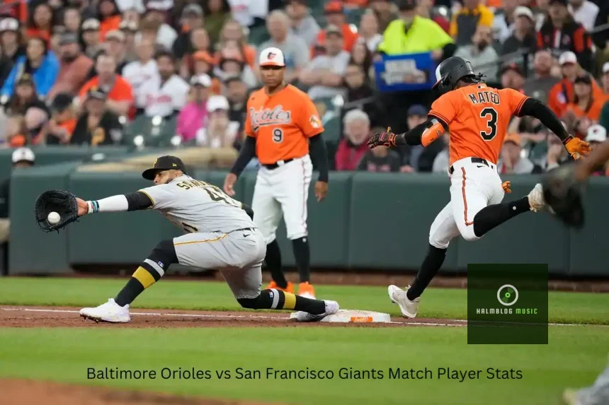 All About Baltimore Orioles Vs San Francisco Giants Match Player Stats